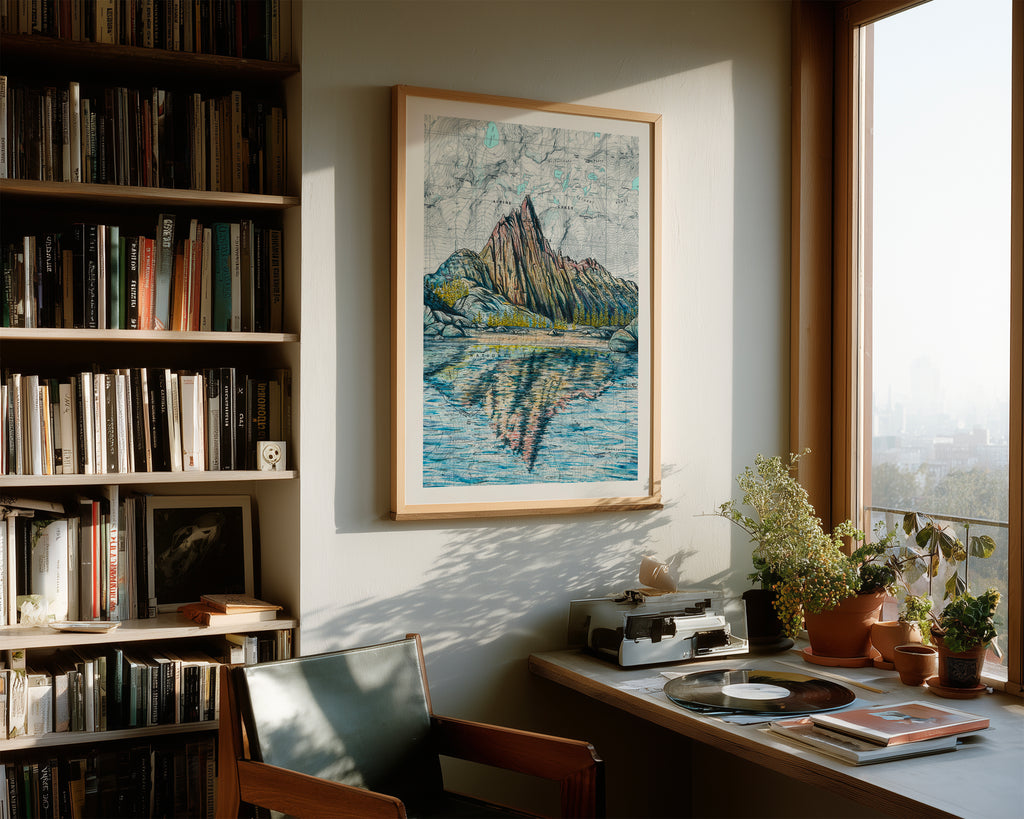 Prusik Peak, The Enchantments Print – Final Switchback by Katie Jeanne Reim