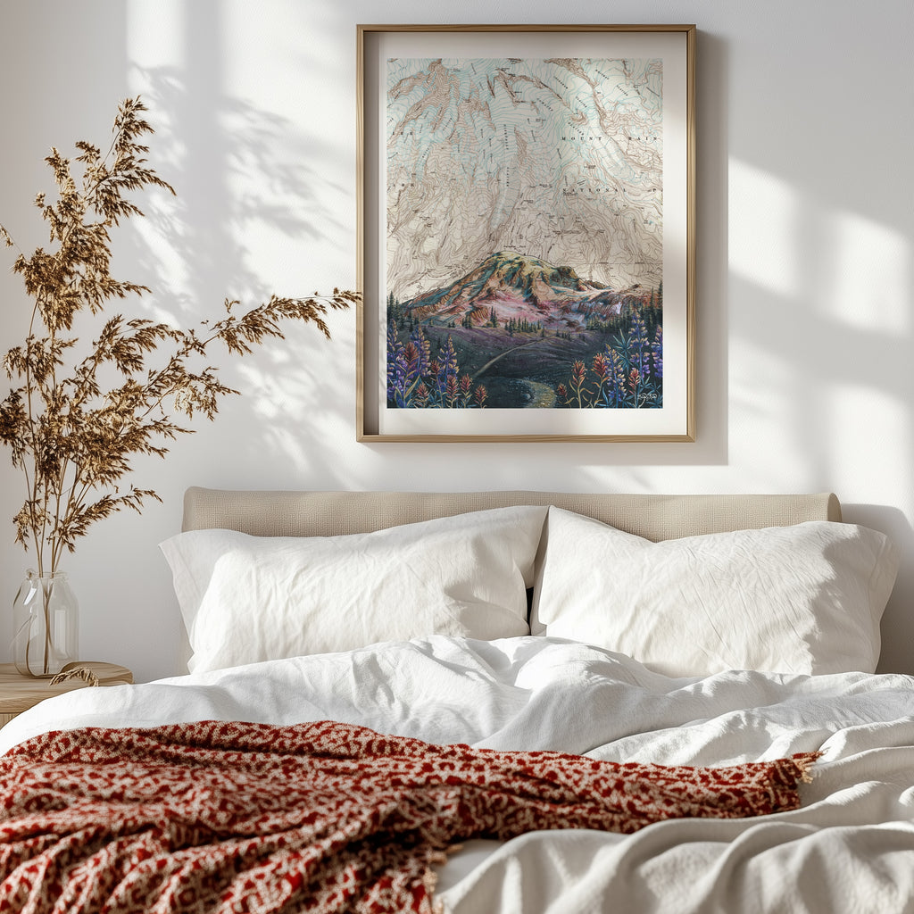 Mount Rainier Skyline Trail Print RC – Final Switchback by Katie Jeanne ...